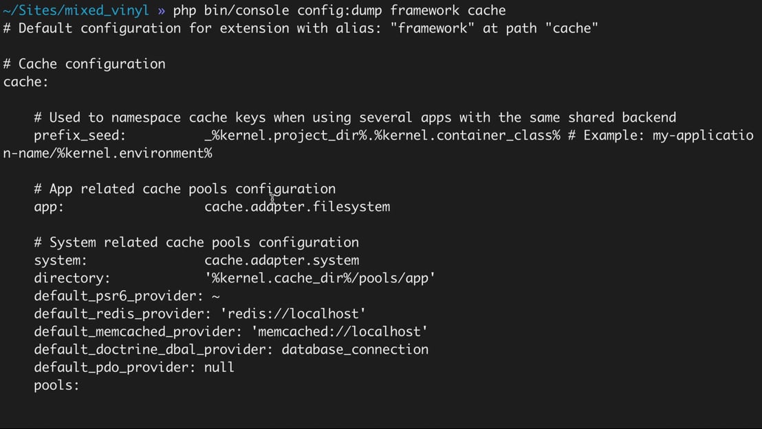 Configuring the Cache Service > Symfony 6 Fundamentals: Services ... Configuring the Cache Service > Symfony 6 Fundamentals: Services ...