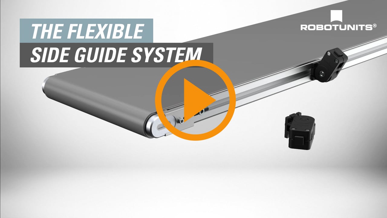 Side Guide Clamp with Rod | Robotunits Conveyor Technology Side Guide Clamp with Rod | Robotunits Conveyor Technology