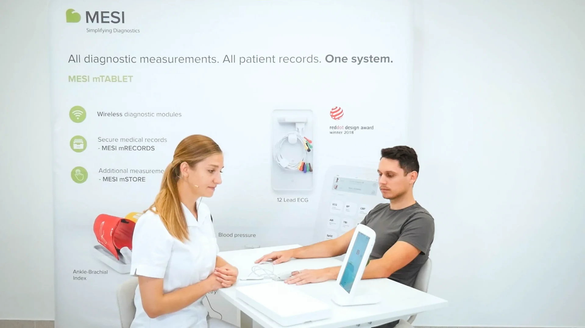 Demonstration of pulse oximetry (SPO2) measurement