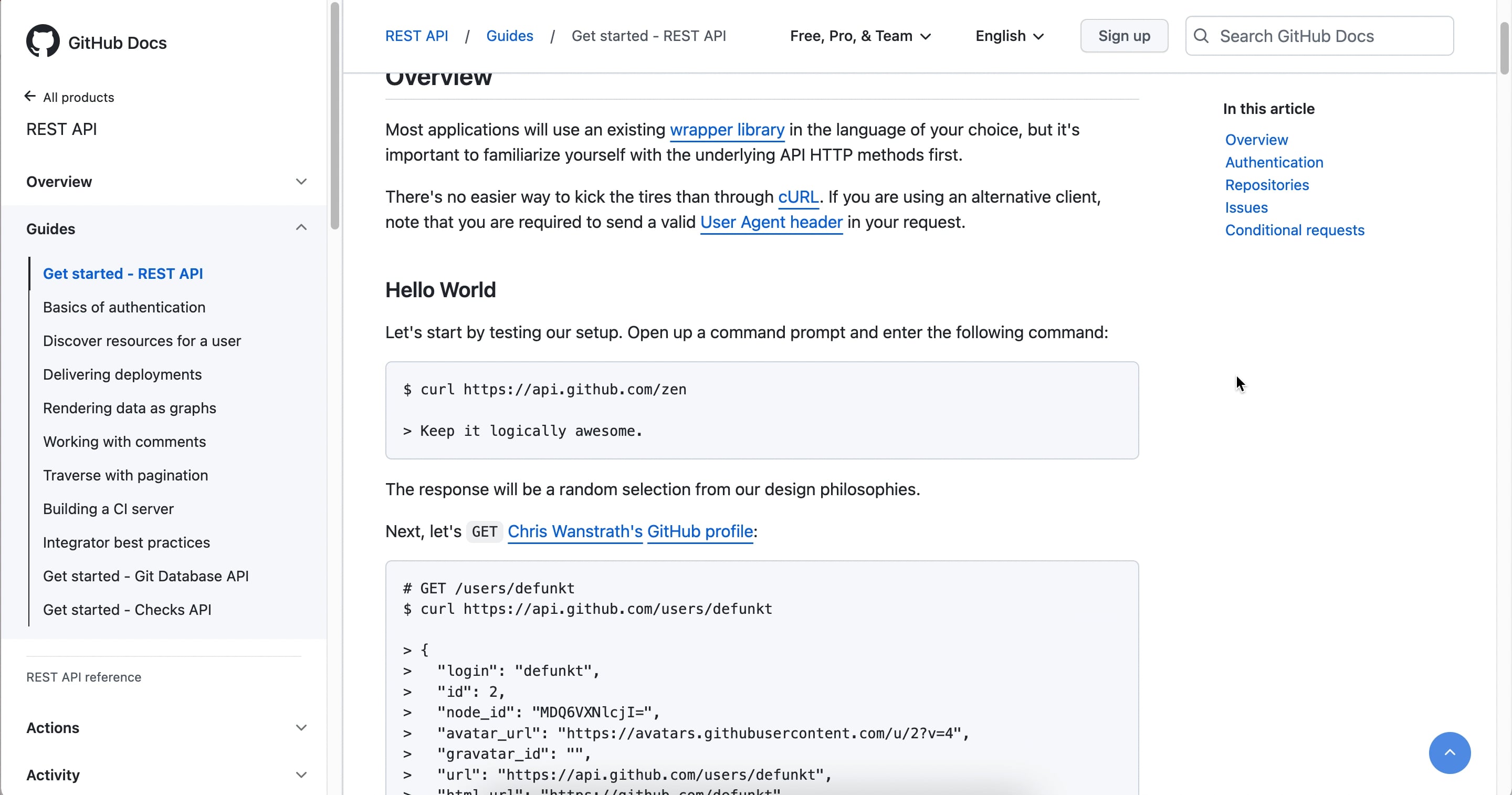 GitHub API.mov on Vimeo