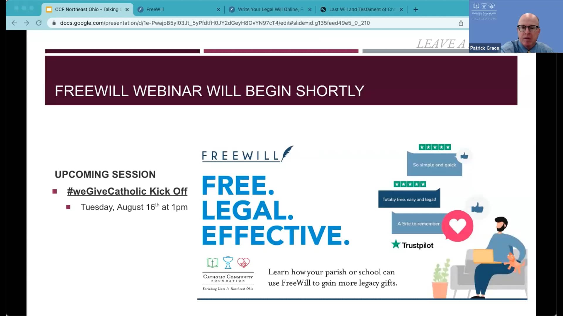 Freewill: A Free, Legal Will Building Resource For Your Parishioners on ...
