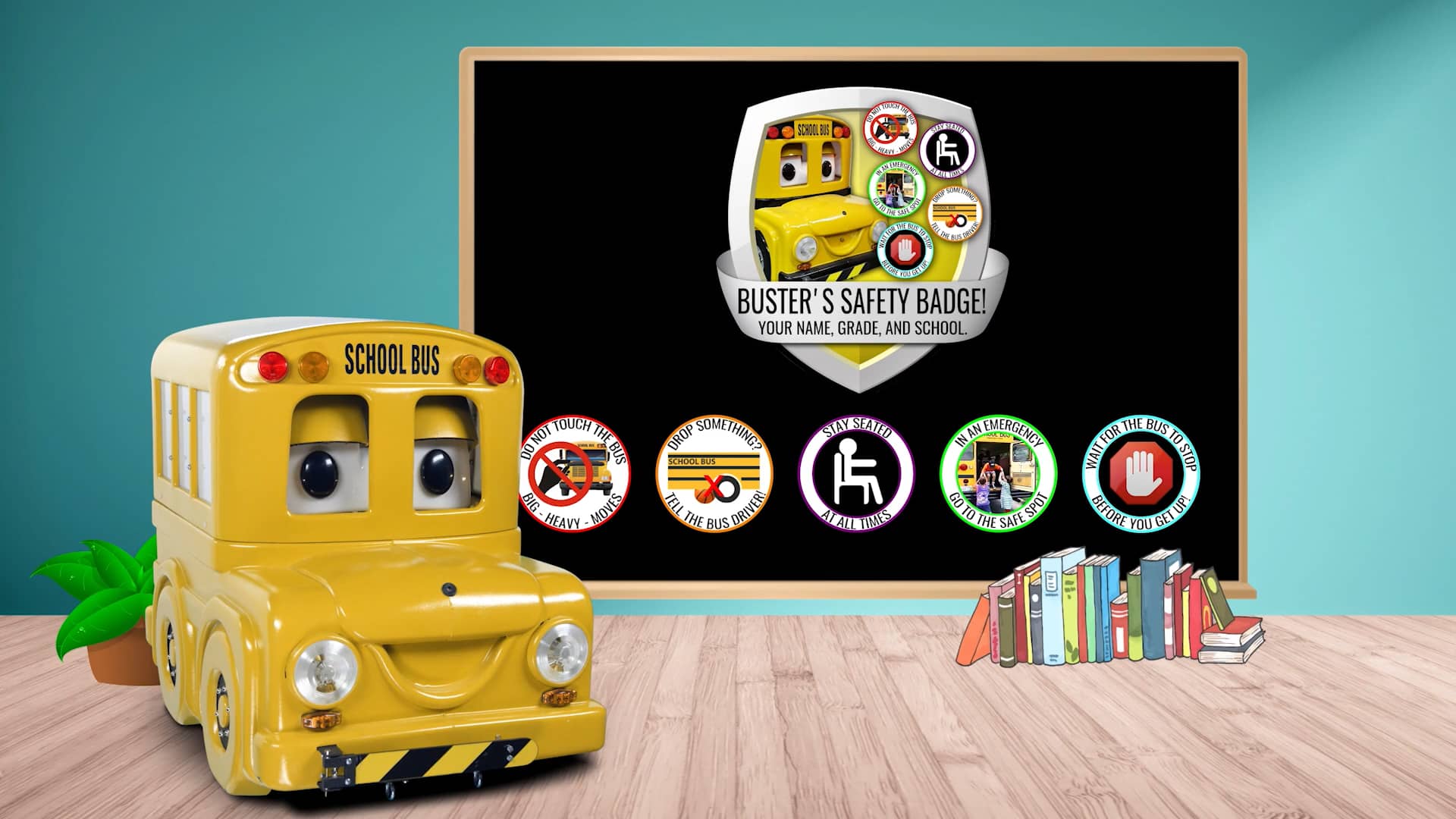 Buster’s Safety Badge! School Bus Safety Rules and Expectations for ...
