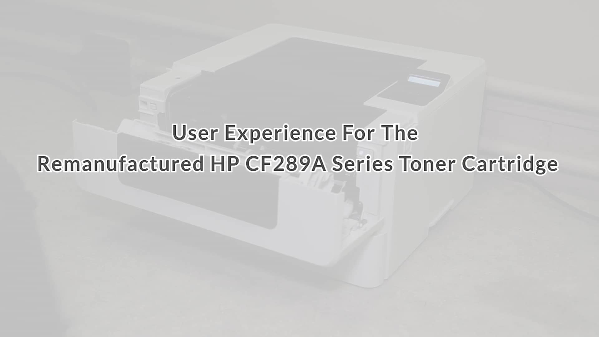 HP M528 Printer Cartridge Replacement on Vimeo