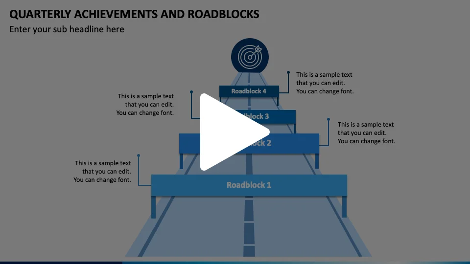 Quarterly Achievements and Roadblocks Animated Presentation ...