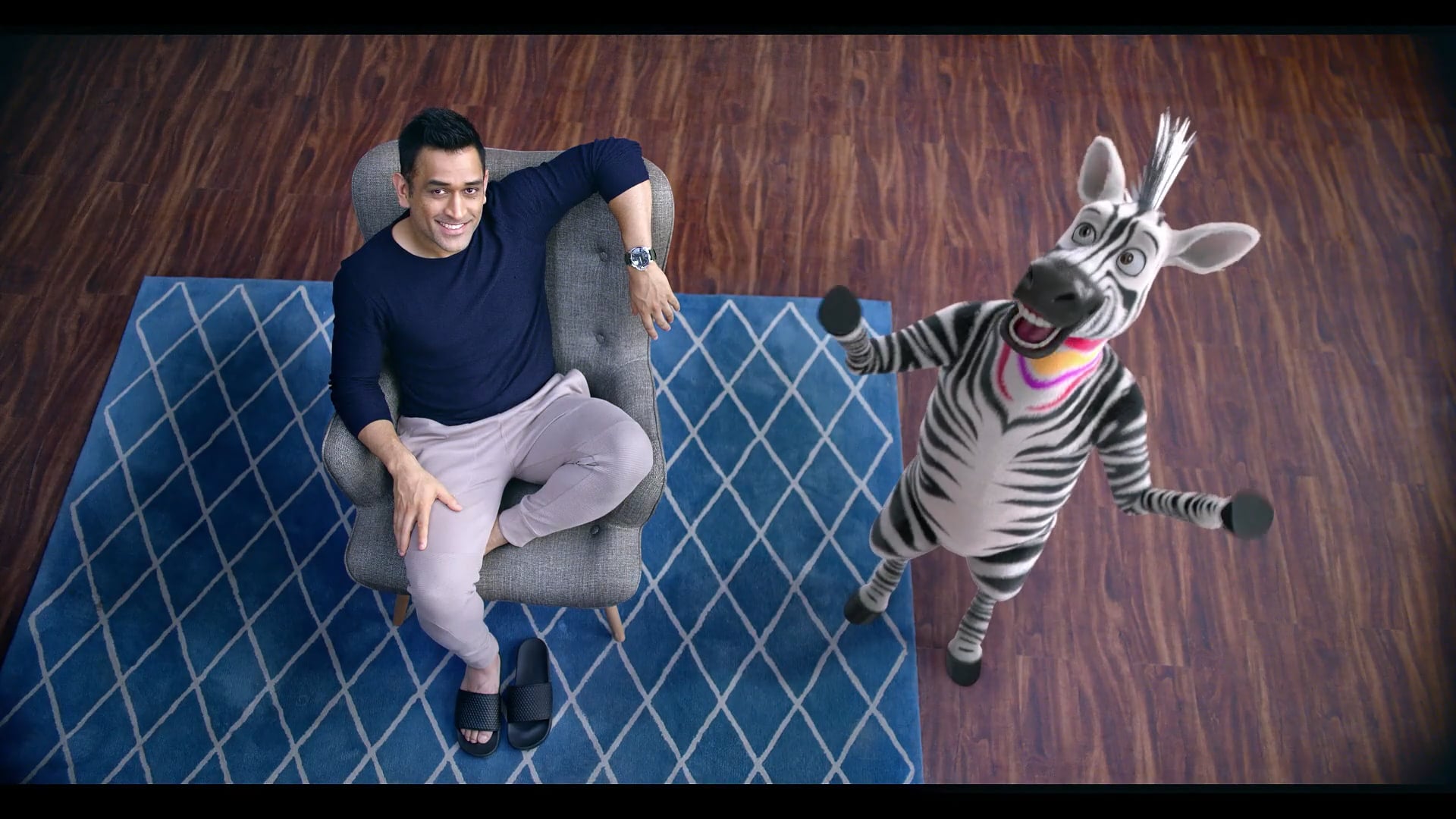 Indigo Bright Ceiling Paint (with MS Dhoni) on Vimeo