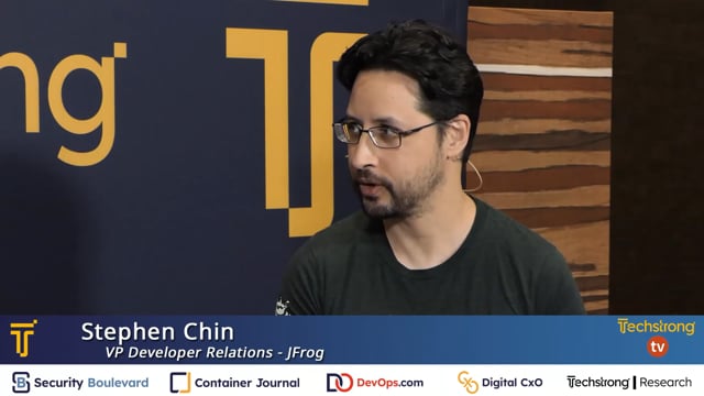 Stephen Chin, JFrog | Open Source Summit NA 2022 - Techstrong TV