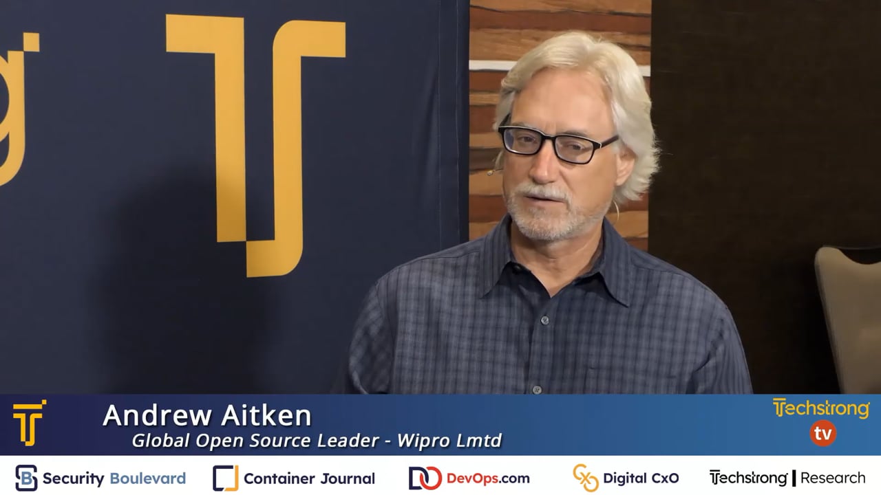 Andrew Aitken, Wipro Lmtd | Open Source Summit NA 2022 - Techstrong TV