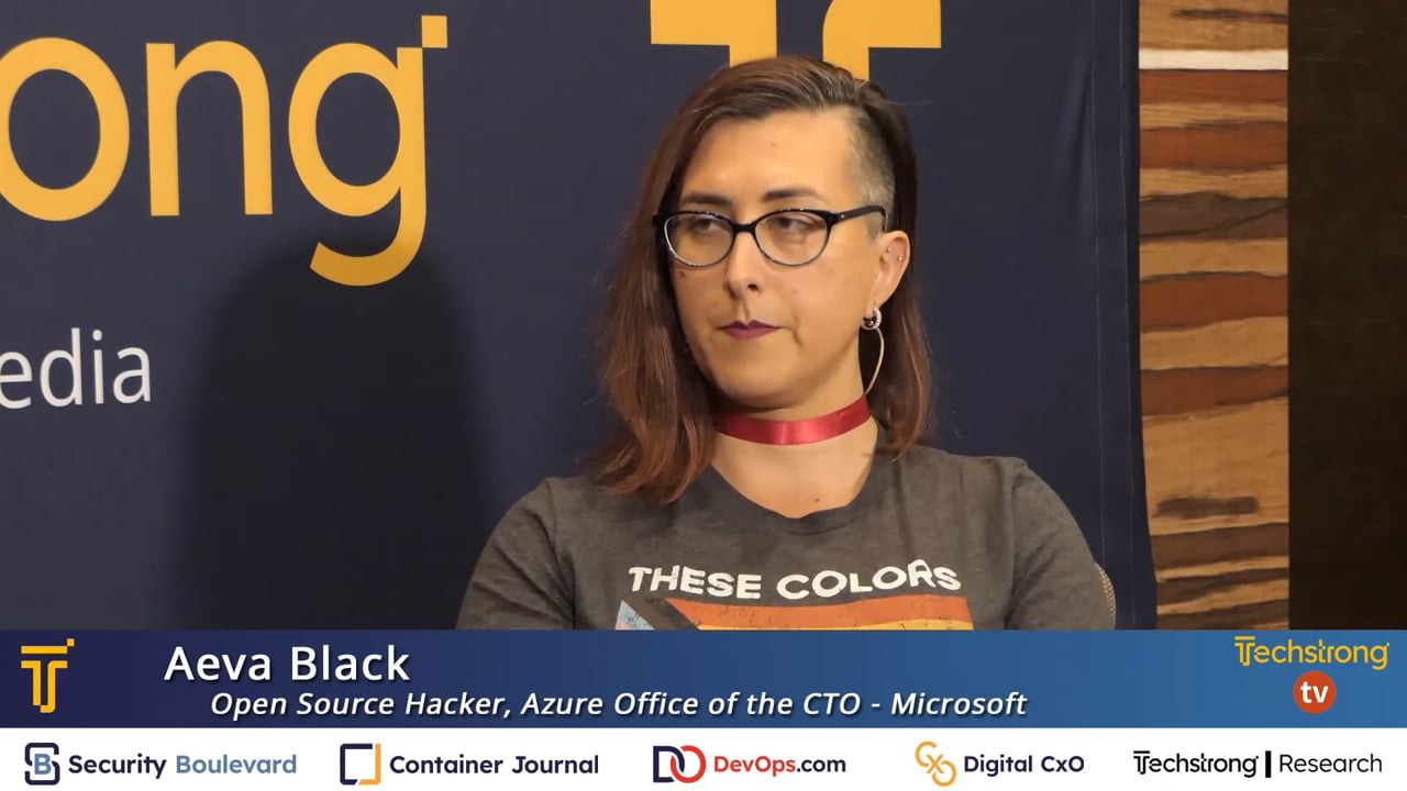 Aeva Black, Microsoft | Open Source Summit NA 2022 - Techstrong TV
