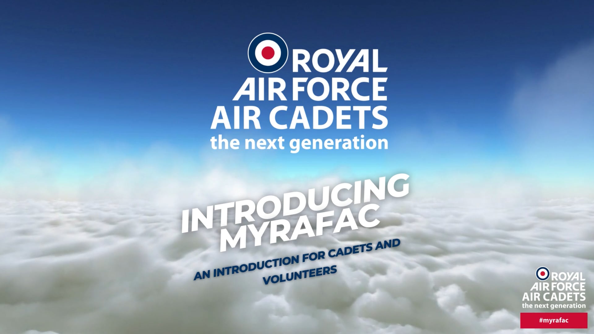 MyRAFAC - An introduction for cadets and volunteers on Vimeo