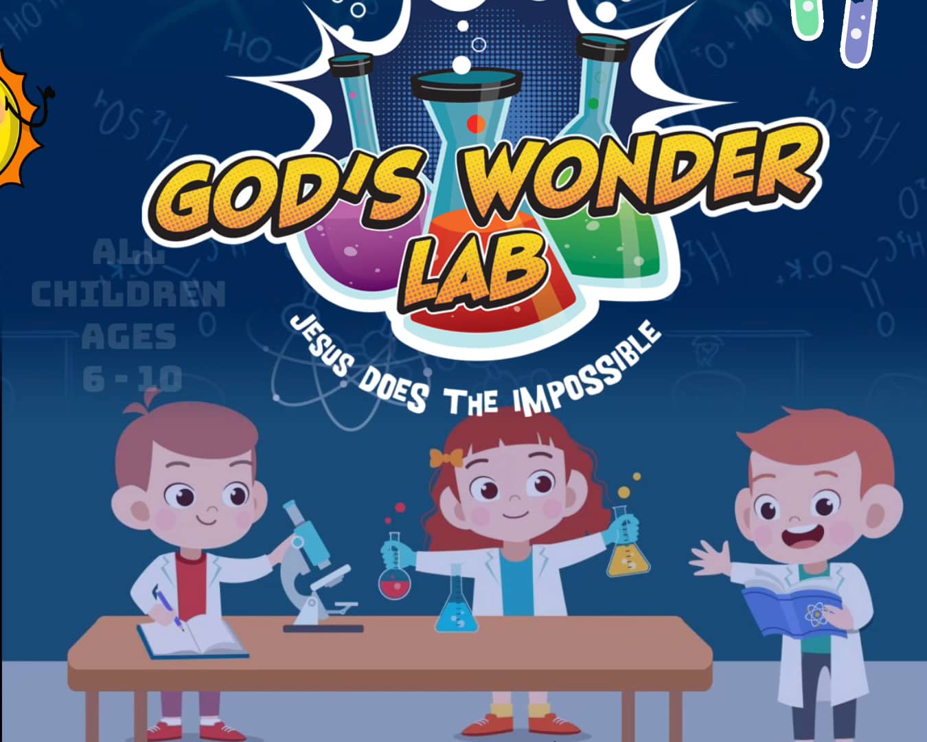 God's Wonder Lab Vacation Bible School | Central City Lutheran Mission ...