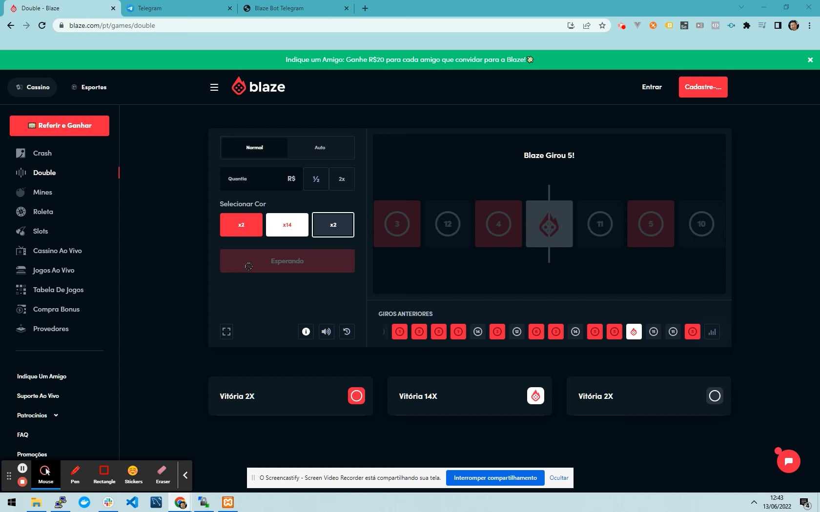 Crie a sua própia SALA SINAL BLAZE DOUBLE com suas estratégias ROBÔ !.webm on Vimeo