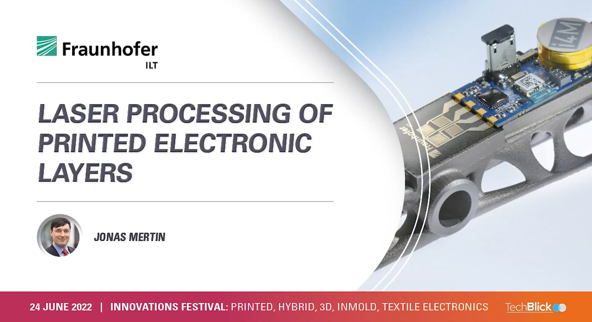 Fraunhofer ILT | Laser processing of printed electronic layers | June ...