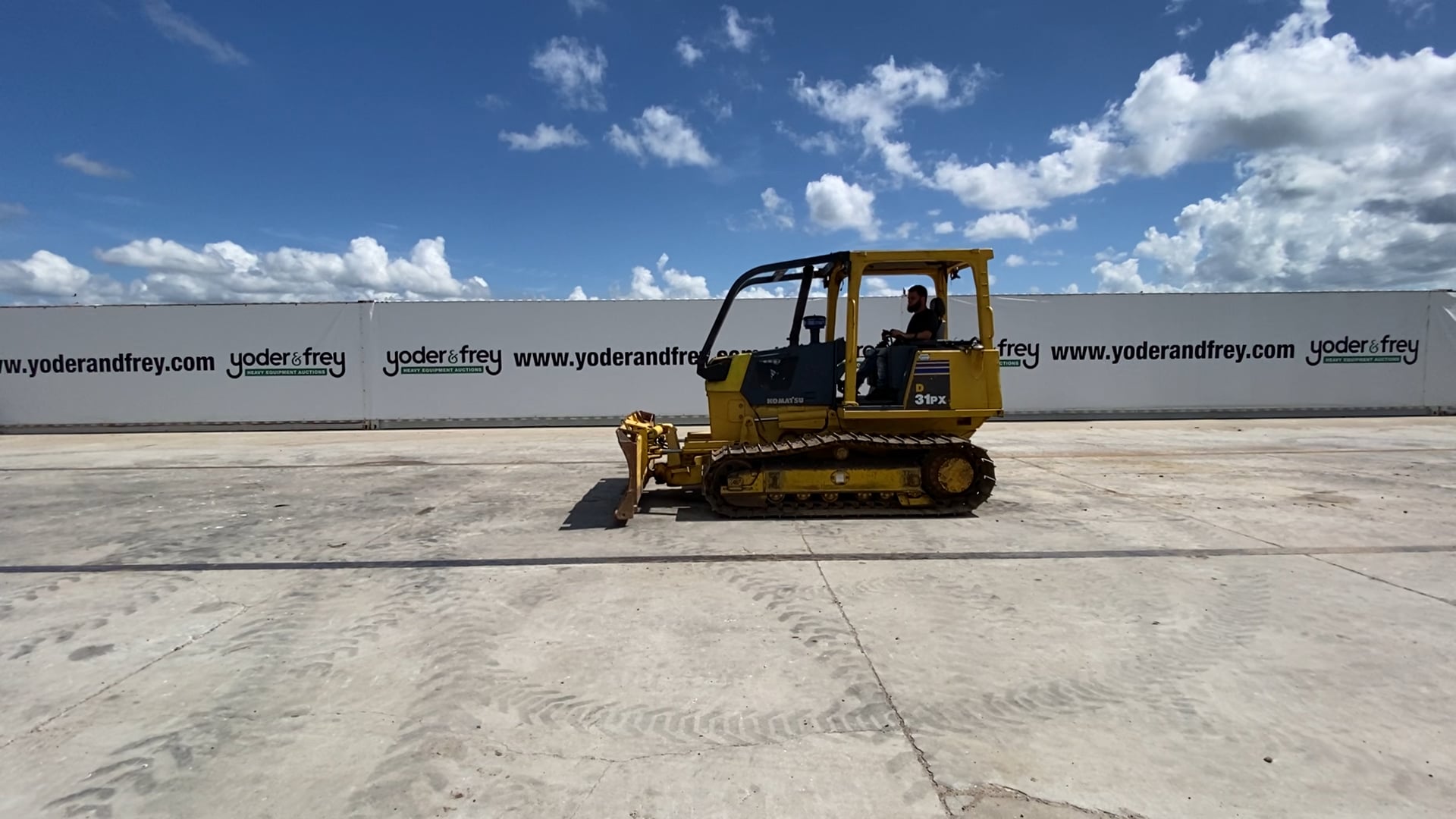 Yoder & Frey - Komatsu D31PX-21 Crawler Dozer - Y&F - Florida - Aug 22 on Vimeo
