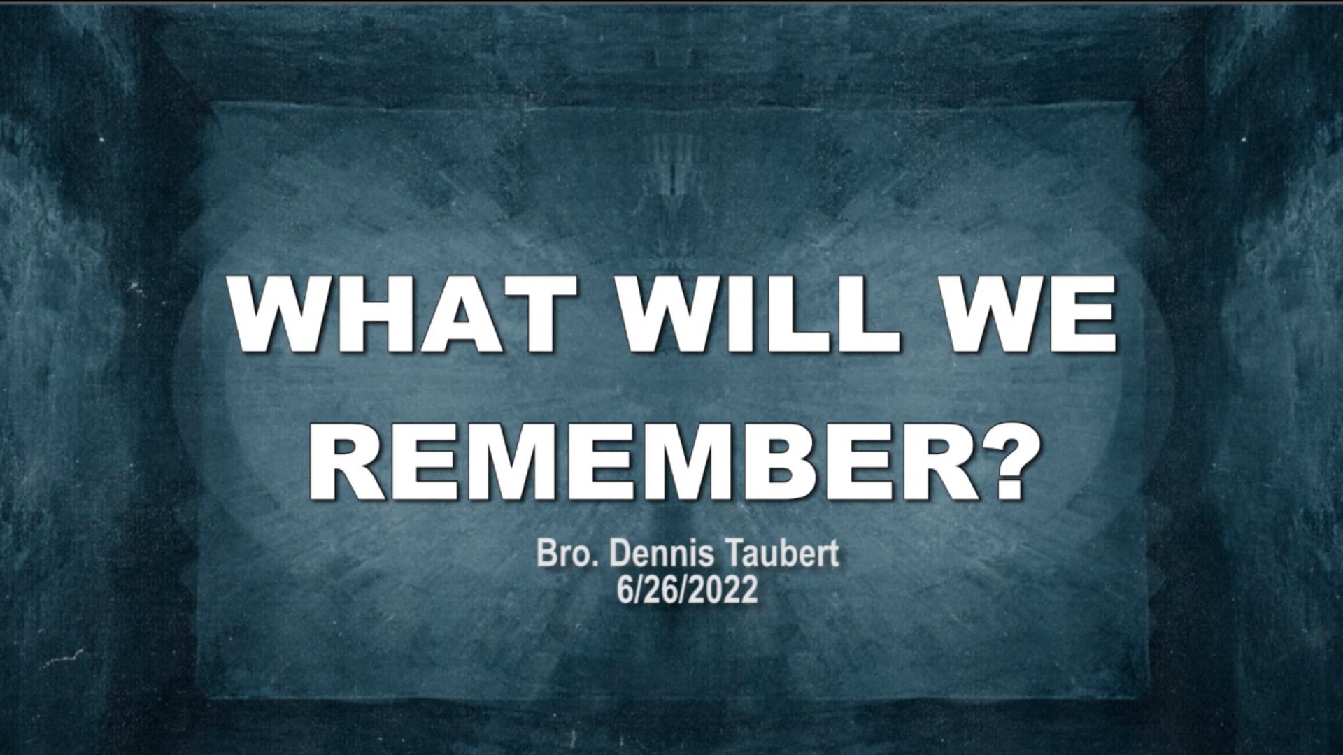 What Will We Remember on Vimeo