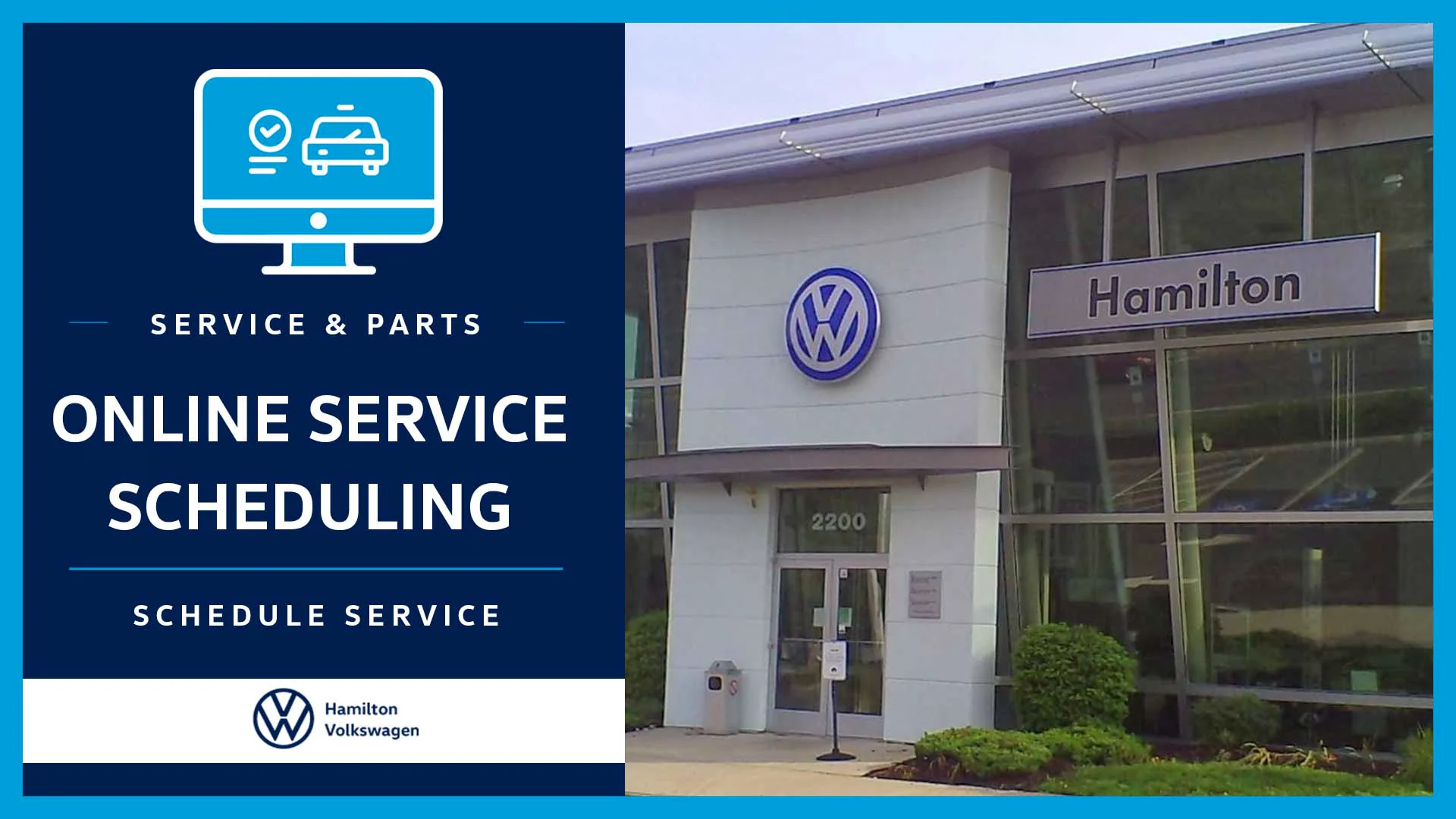 Hamilton Volkswagen Convenient Online Scheduling for Service on Vimeo