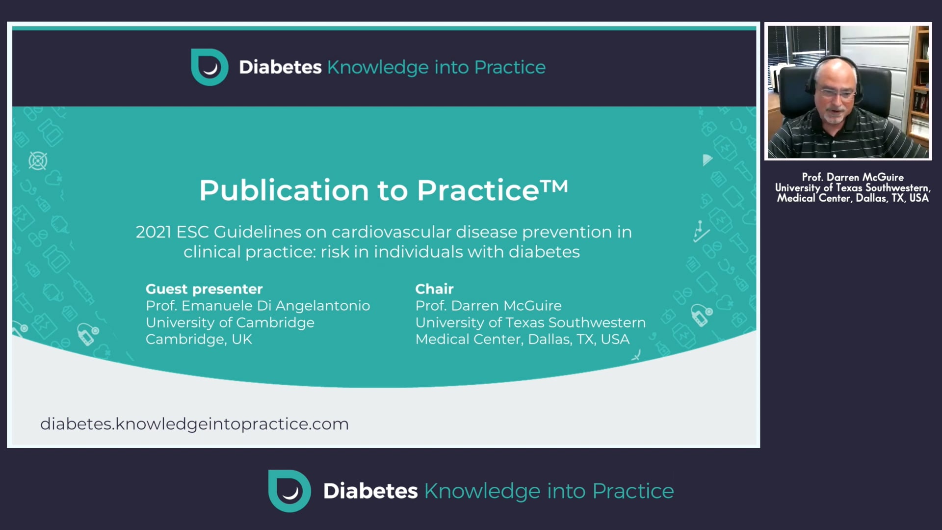 2021 Esc Guidelines On Cvd Prevention Focus On T2d On Vimeo
