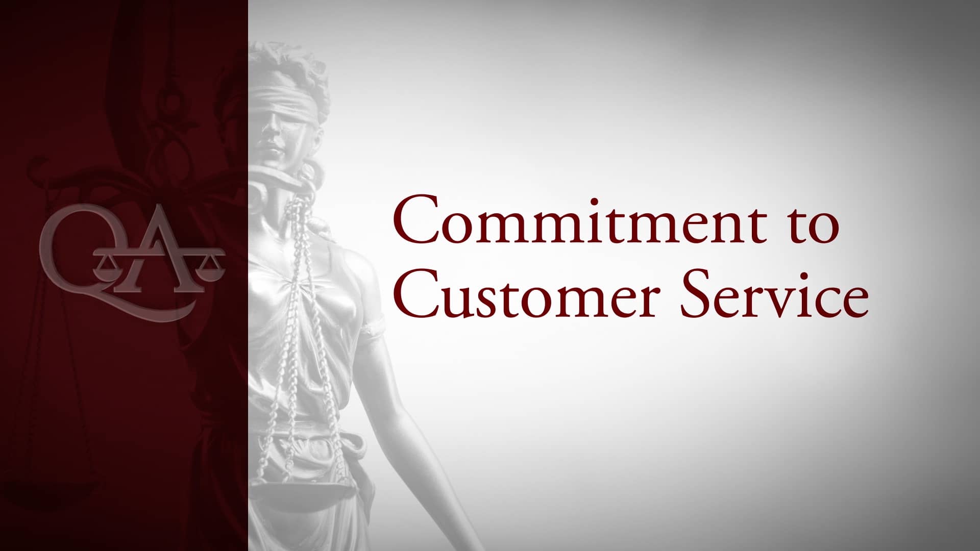 Commitment to Customer Service on Vimeo