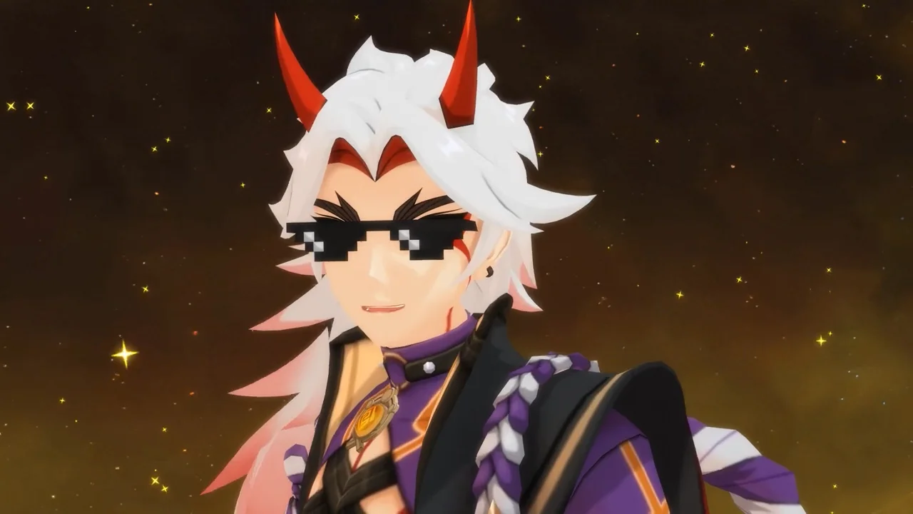 【MMD Genshin Impact】Arataki Itto Lucky Dance Specialist【 Arataki Itto 】.mp4