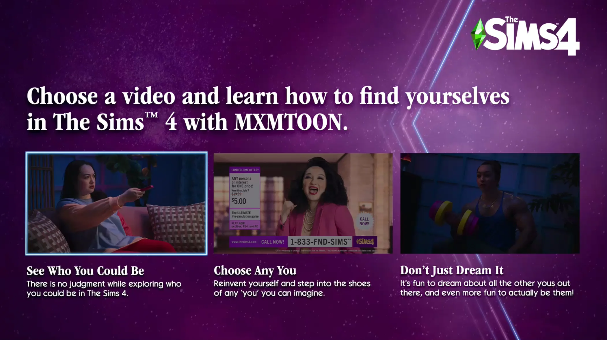 Media & Entertainment - EA Games - Sims - Q2 2022 (Max Selector) on Vimeo