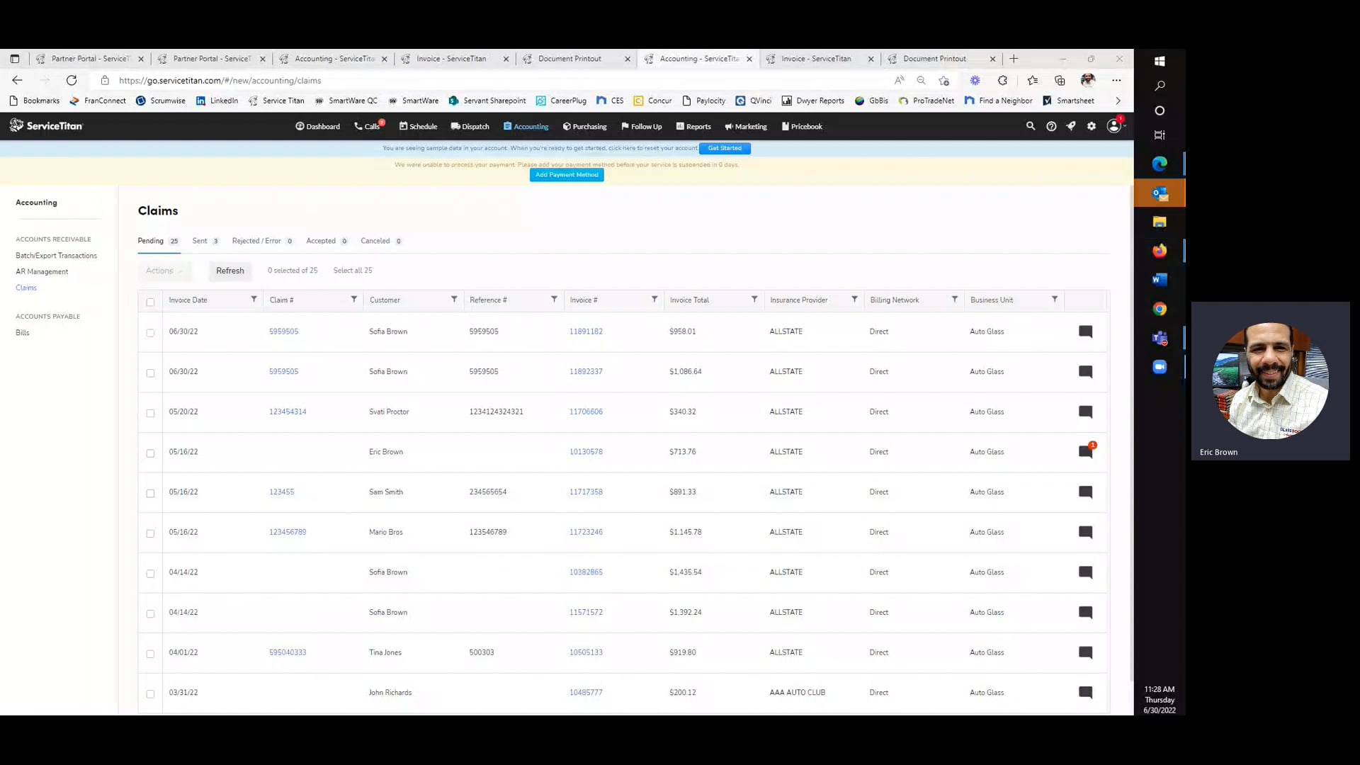 Credit Rebill in Service Titan Adjustment Invoices on Vimeo