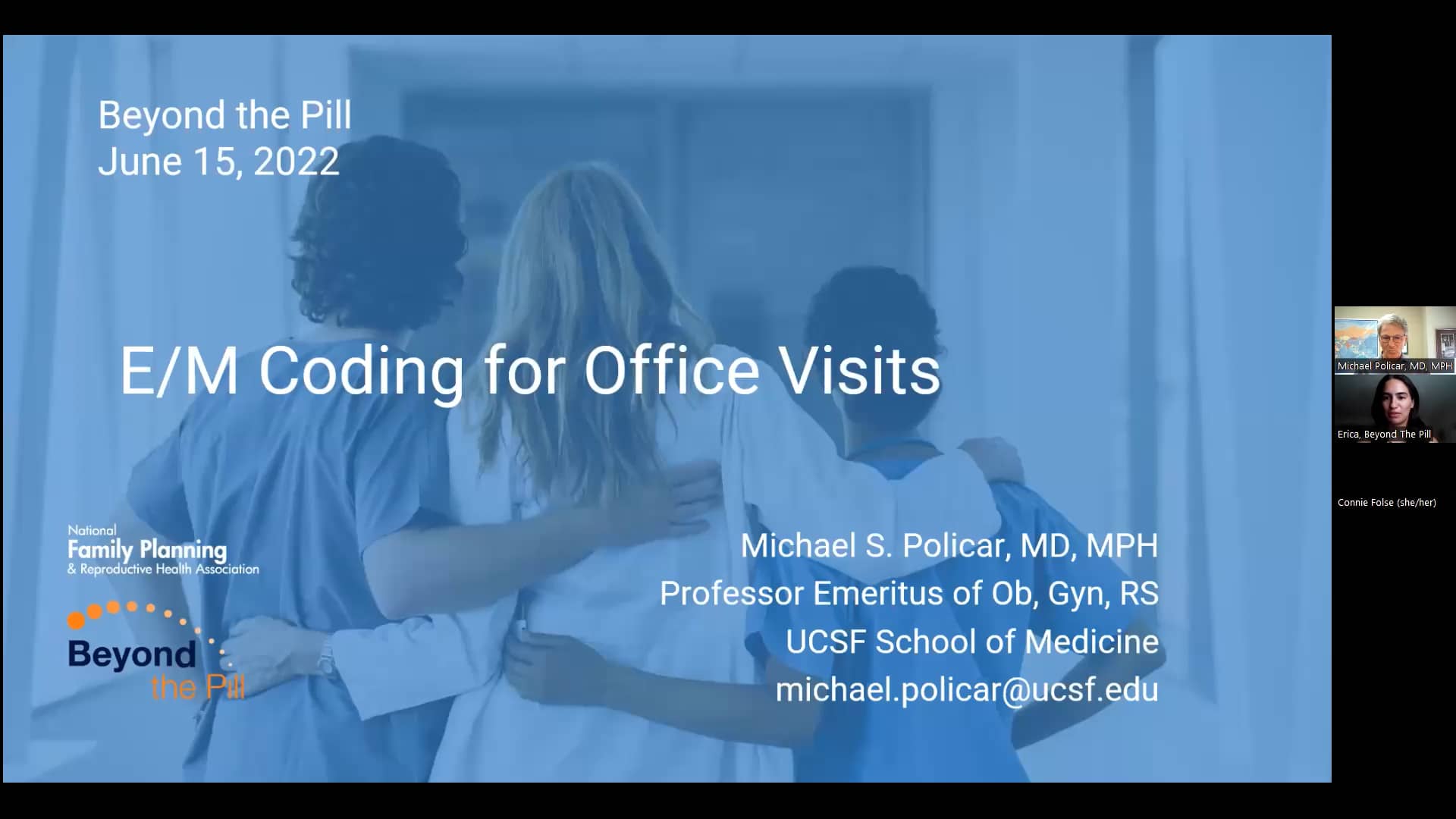 Coding for Office and Telemedicine Visits Webinar - June 15, 2022 on Vimeo
