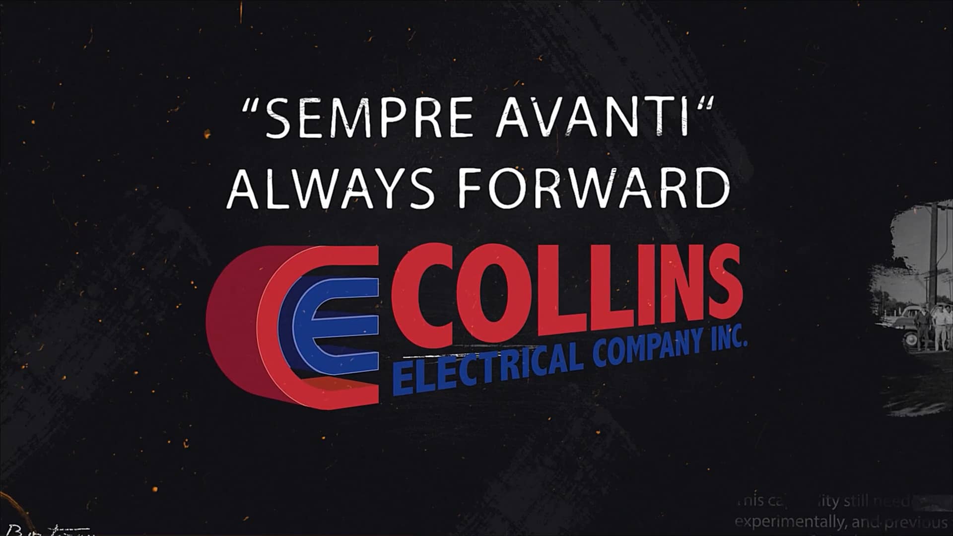 Collins Electrical Company, Inc. History on Vimeo