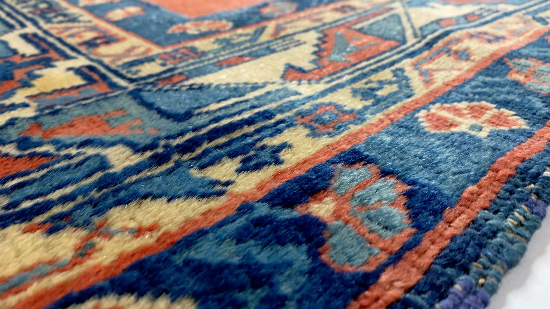 25925 Turkish Rug Handmade Area Antique Tribal 4'5 x 7'5 -4x7- Orange ...