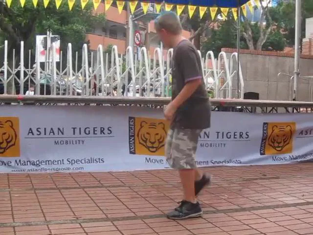 2011.04.16 TAS spring fair - 02. 4th grader Nicholas Halliday dance ...