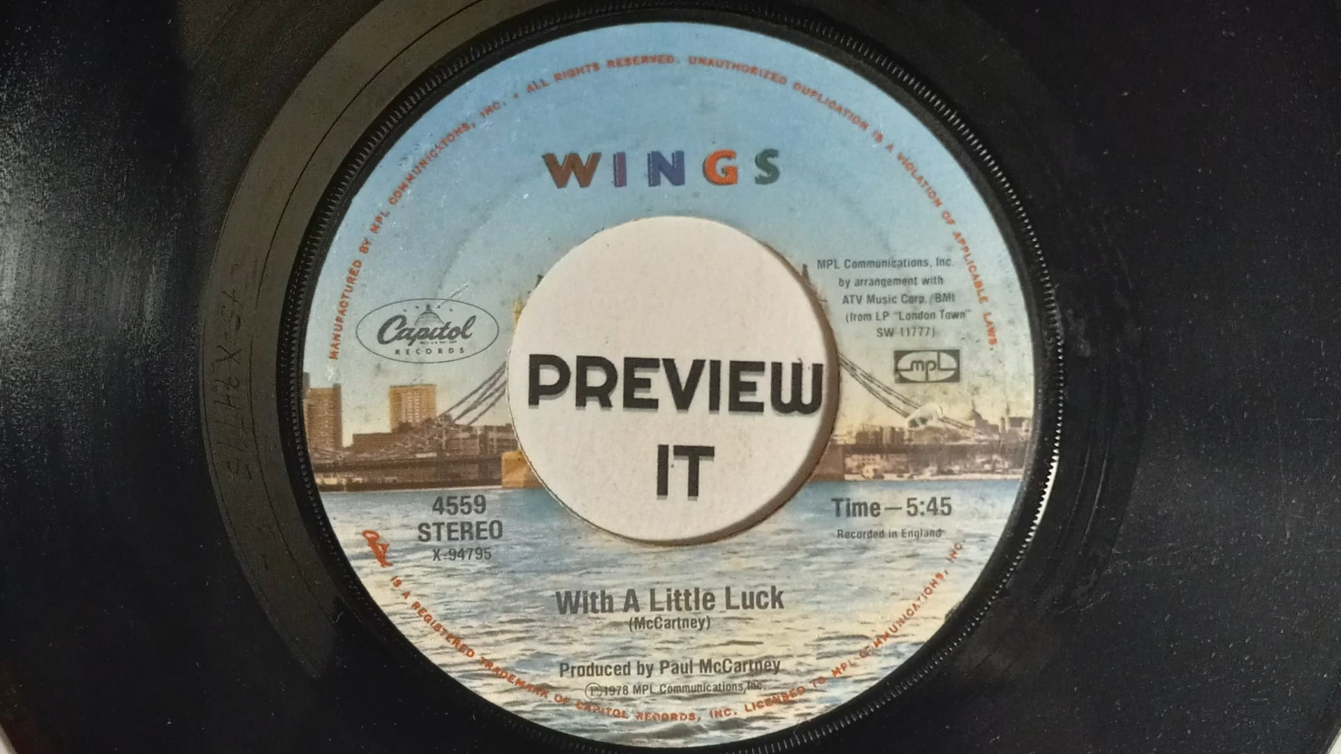 Wings - With A Little Luck-1 on Vimeo