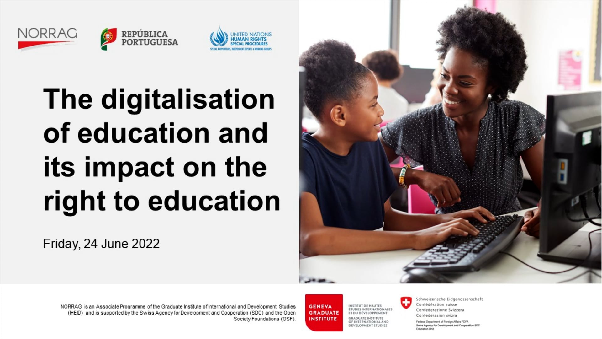 (FR) The digitalisation of education and its impact on the right to ...