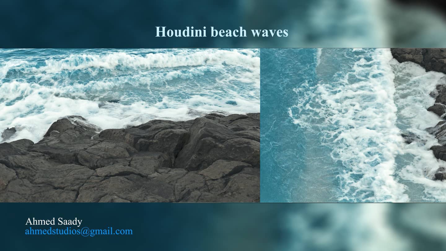 Houdini beach waves on Vimeo