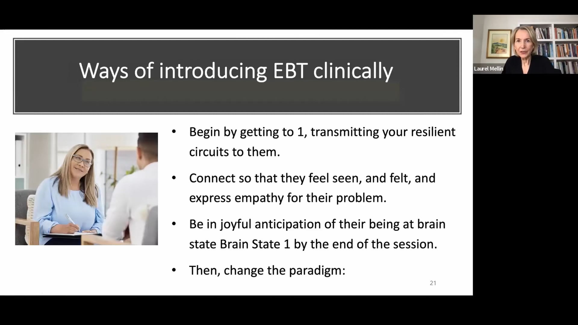 5. Introducing EBT to Clients (EBT Provider Certification Level 1 ...