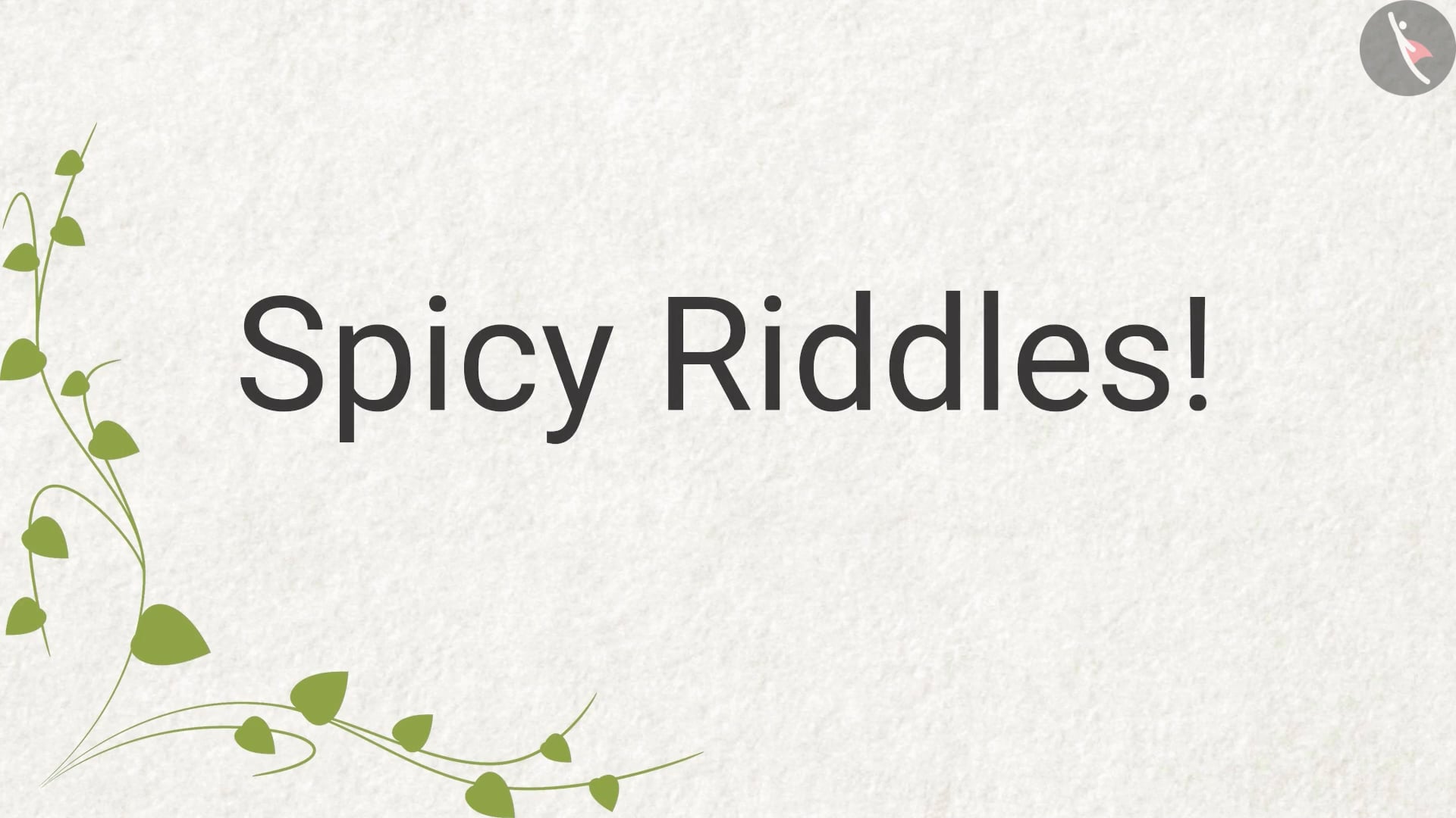 Spicy Riddles Part1-1 on Vimeo