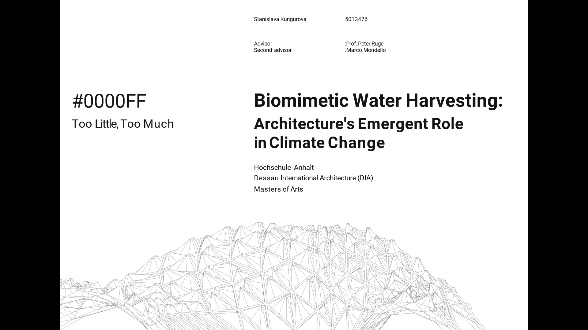 Kungurova, Stanislava - Robert Oxman Award SuSe2022 on Vimeo