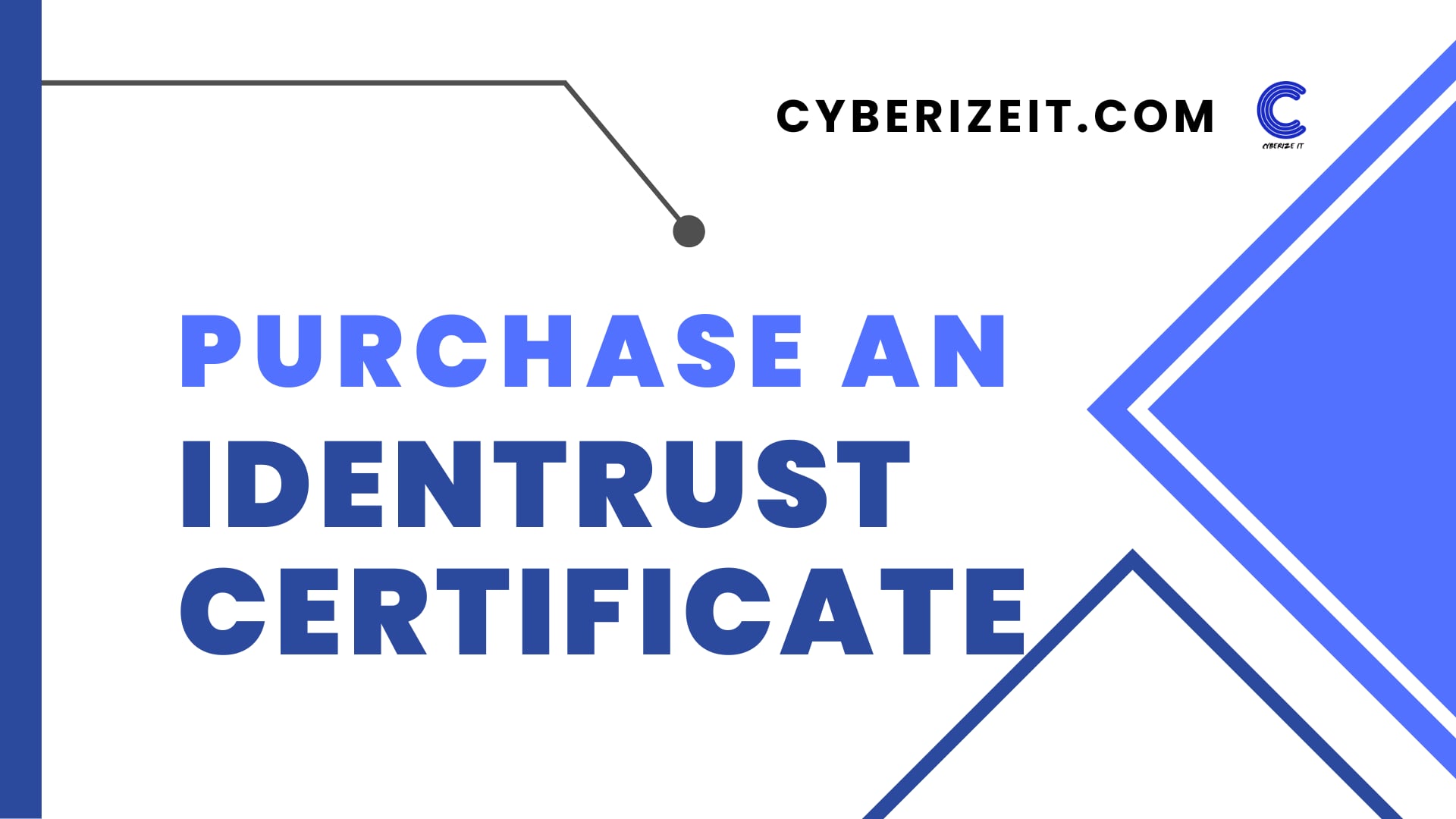 Purchasing your Digital Certificate from Identrust on Vimeo