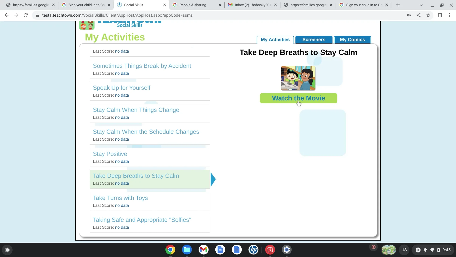 Take Deep Breaths to Stay Calm on Vimeo