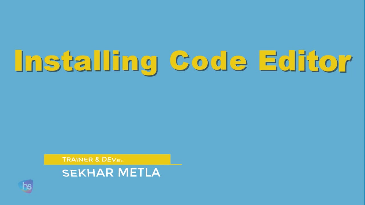 108 Installing Code Editor (Sublime Text) on Vimeo