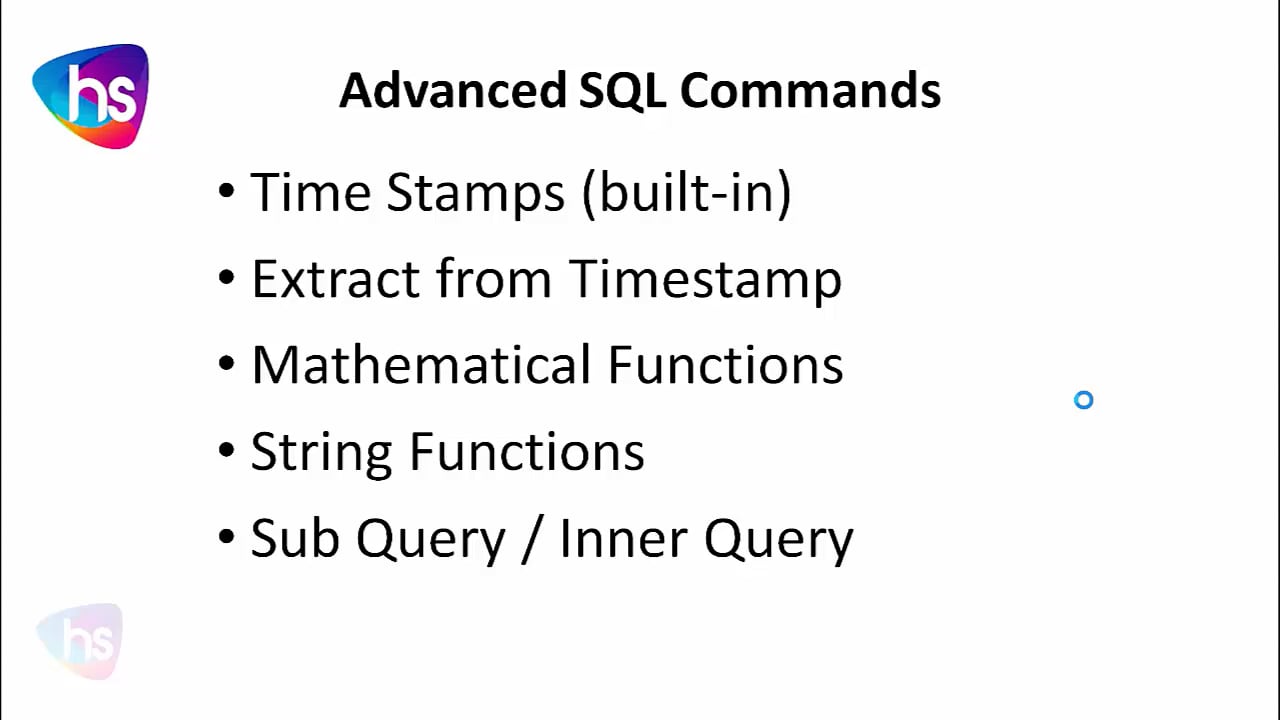 1035 Basic of Advanced SQL Commands on Vimeo