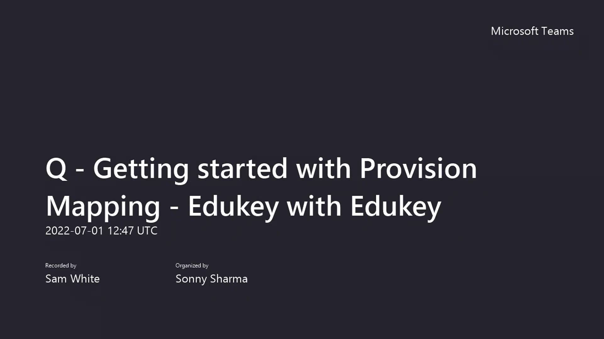 Q - Getting started with Provision Mapping - Edukey with Edukey ...