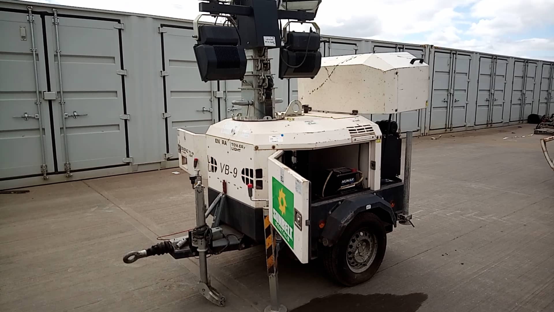 Towerlight VB9 Single Axle Lighting Tower- Leeds August 22 on Vimeo