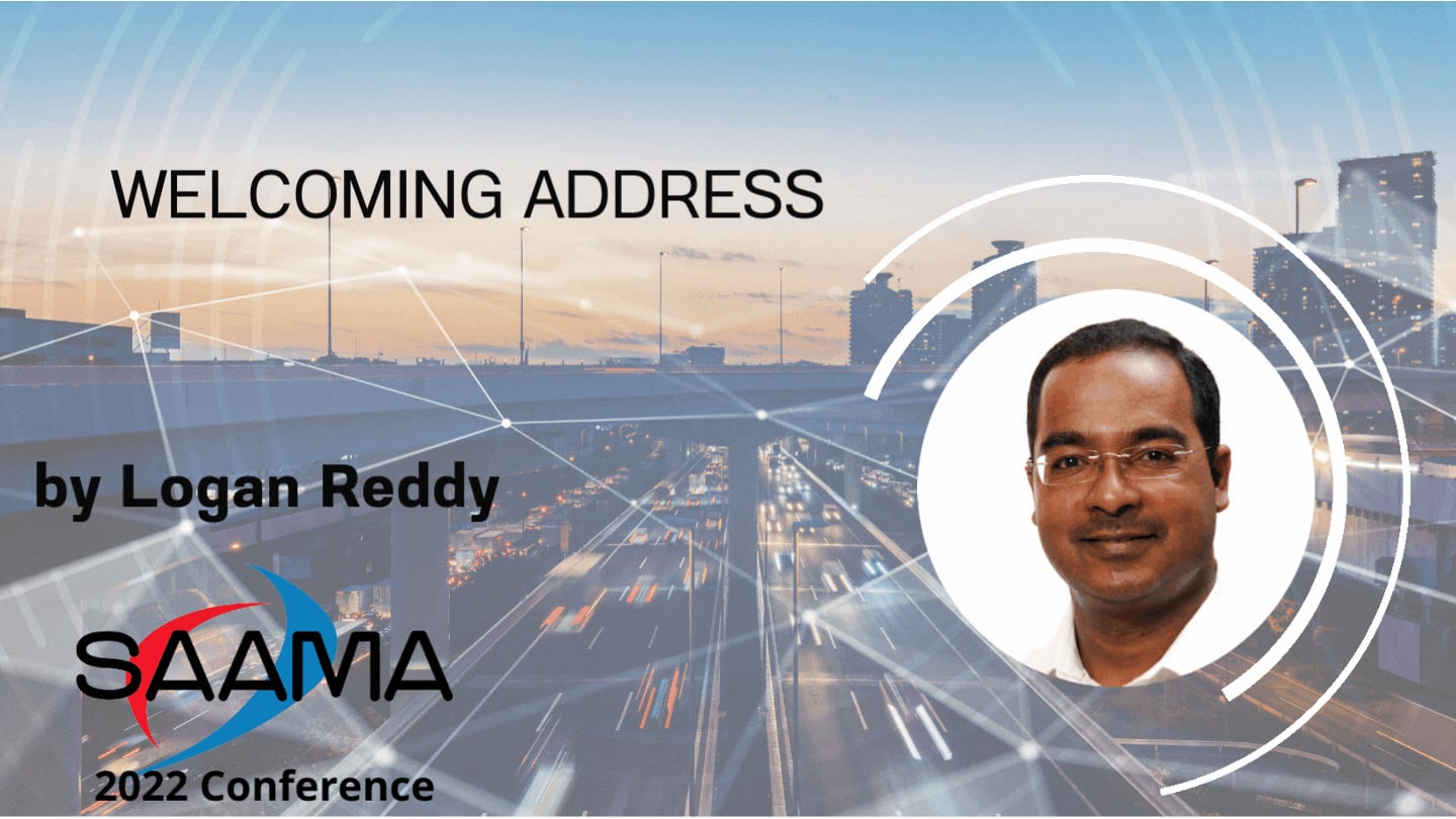 SAAMA - Welcoming Address - Logan Reddy - Plenary - Day 2 - 23 June ...