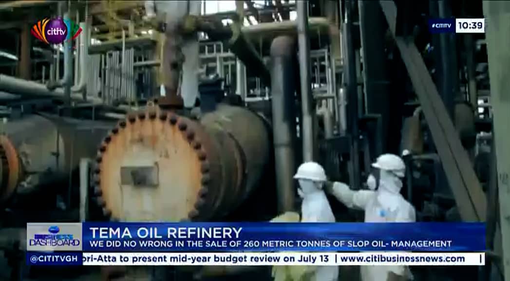Tema Oil Refinery; We did no wrong in the sale of 260 metric tonnes of ...