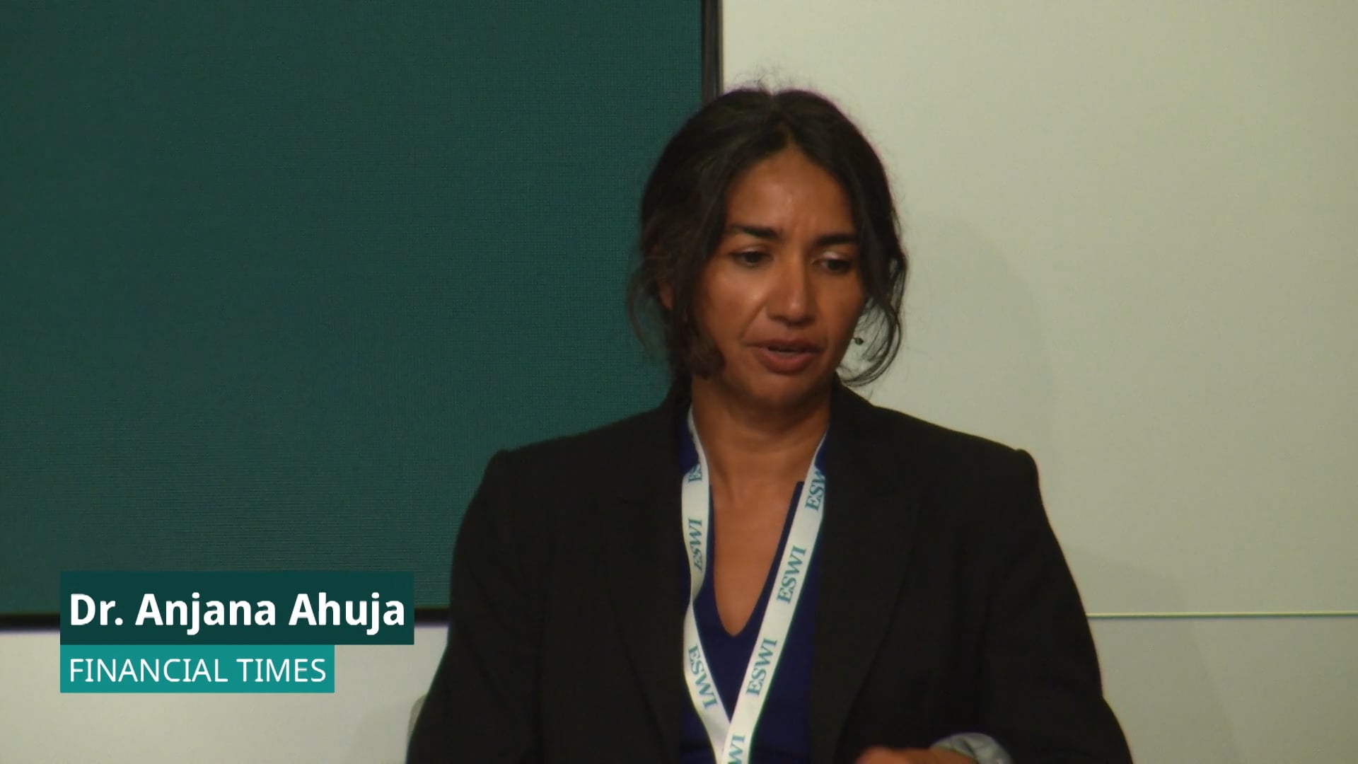 ESWI Summit 2022 Expert panelview Anjana Ahuja on Vimeo