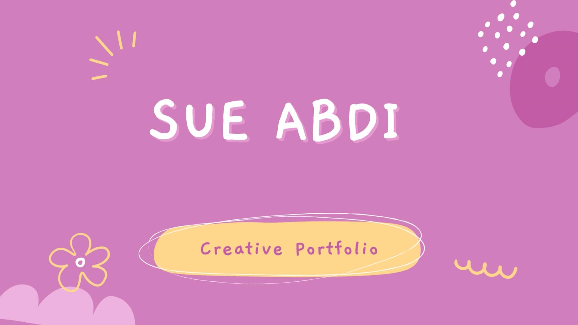 Sumaya Abdi - Sue Abdi Portfolio on Vimeo