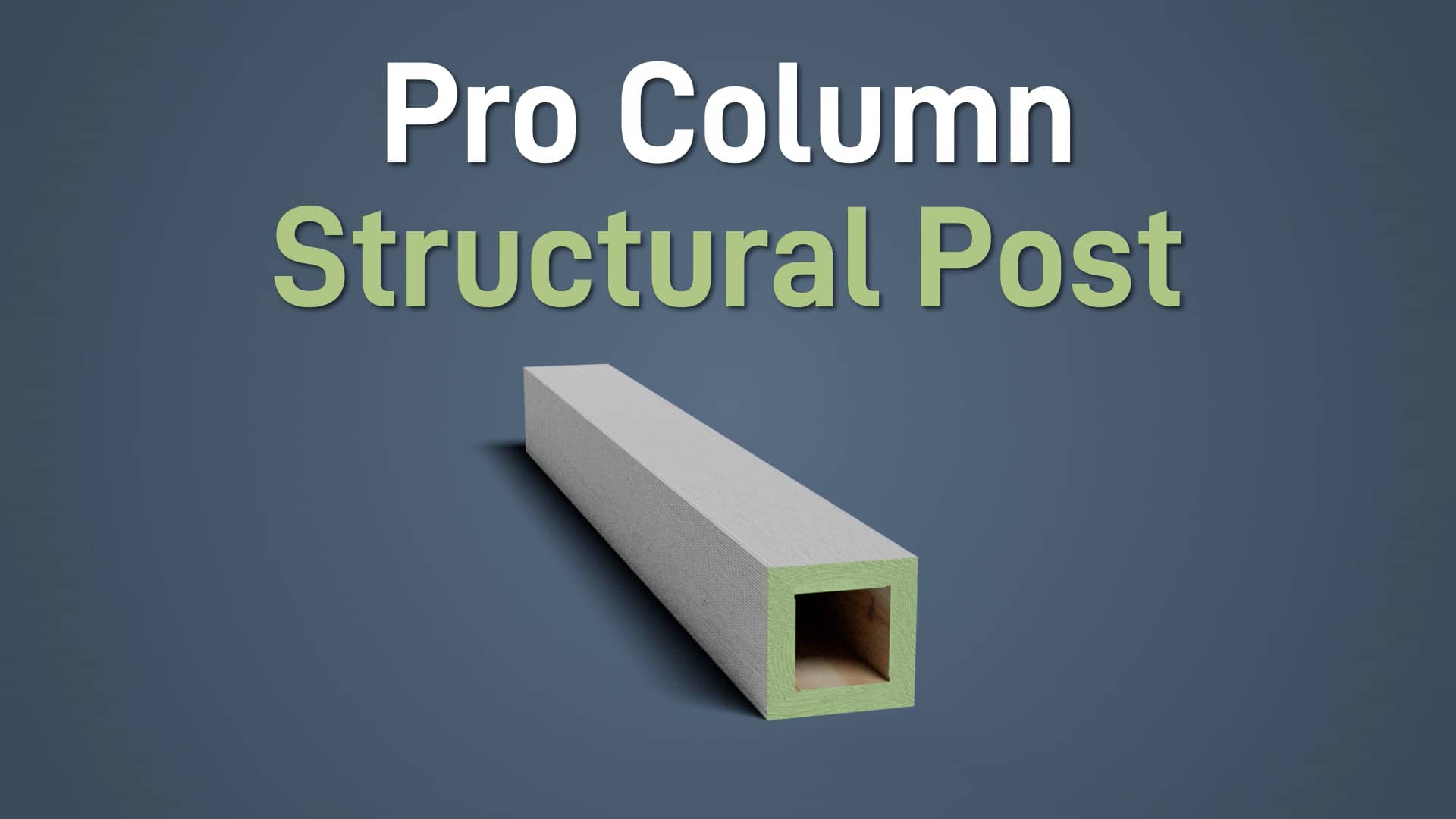 UFP-Edge Pro Column Structural Post on Vimeo