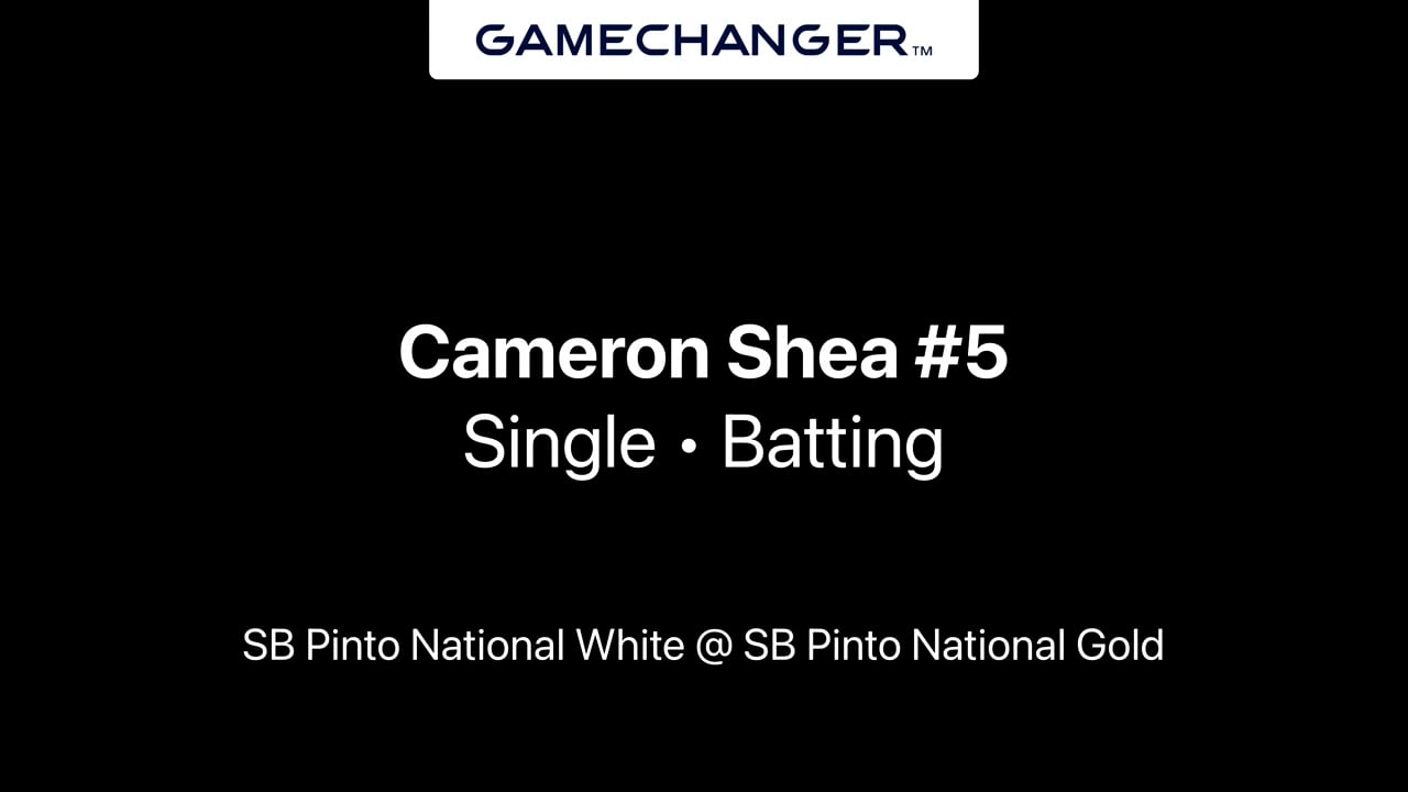 Cameron Shea Single @ SB Pinto National Gold on Vimeo