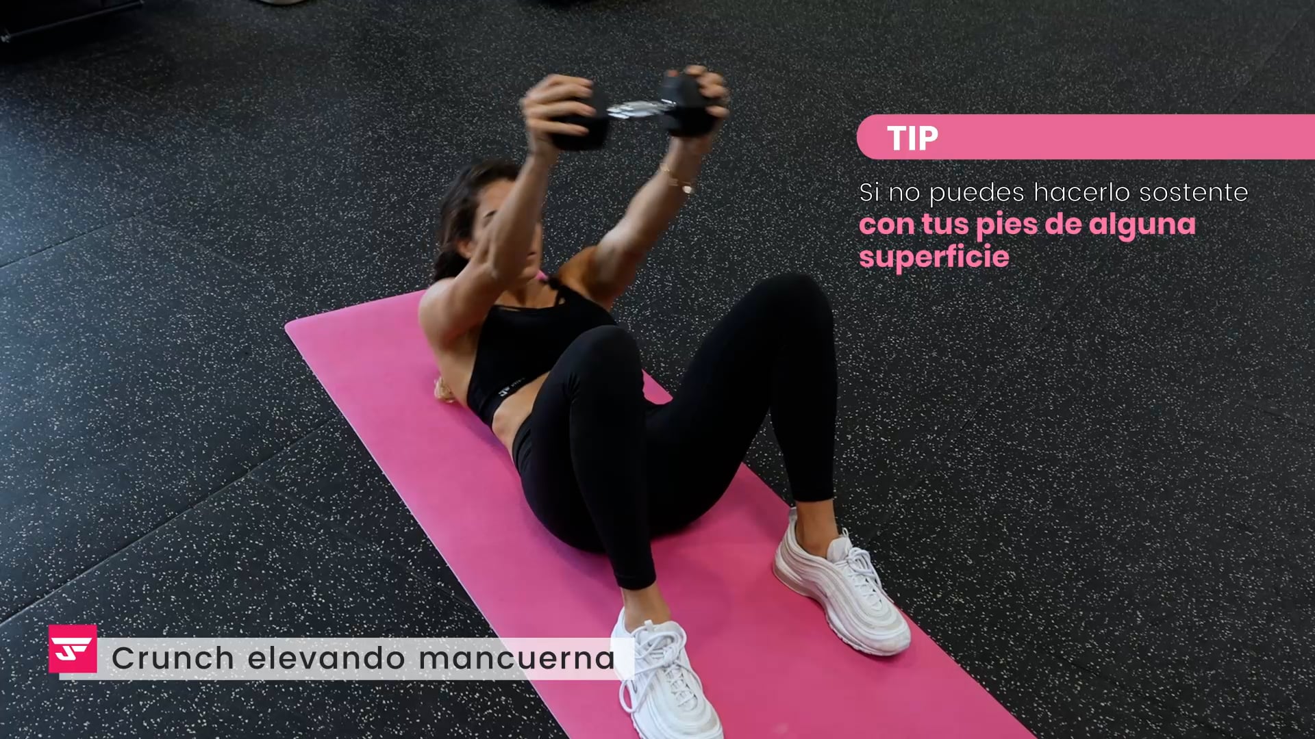 Crunch elevando mancuerna on Vimeo