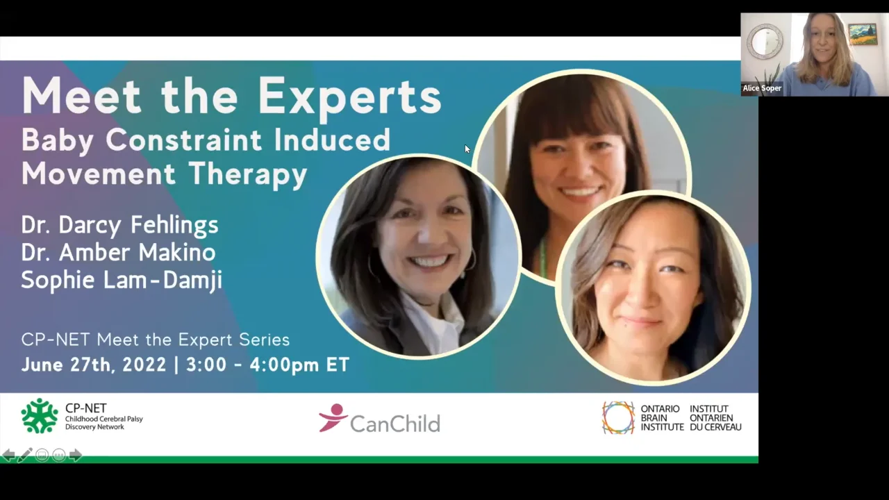 Meet the Experts: Baby Constraint Induced Movement Therapy with Darcy ...