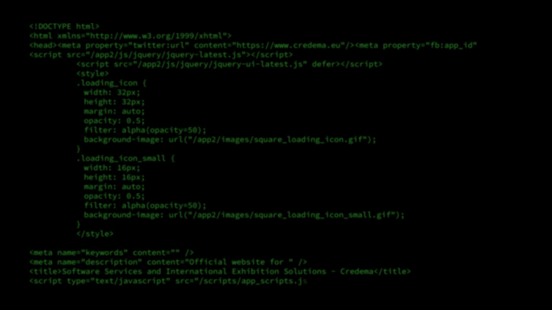 Credema Login Page Video on Vimeo