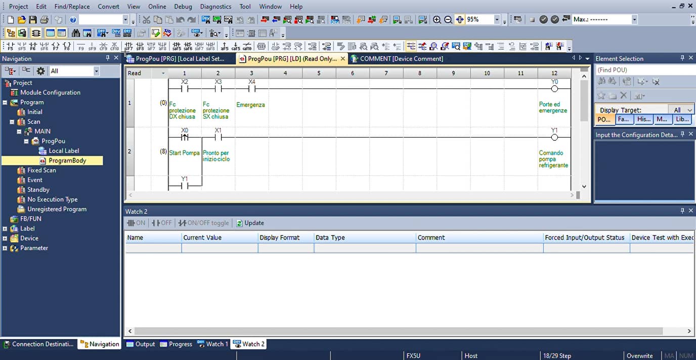 MELSOFT GX Works3 simulazione PLC on Vimeo